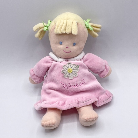 Carter's | Toys | Carters First St Doll Blonde Pigtails Plush Lovey ...